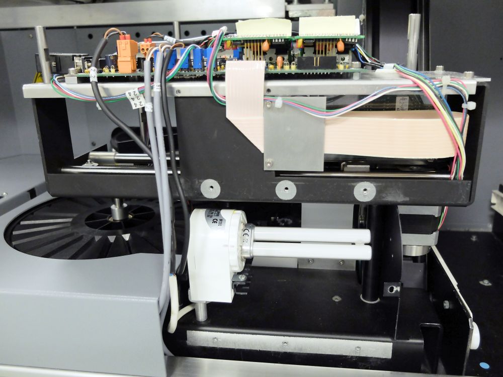 Autovue, autoreader with lamp cover off